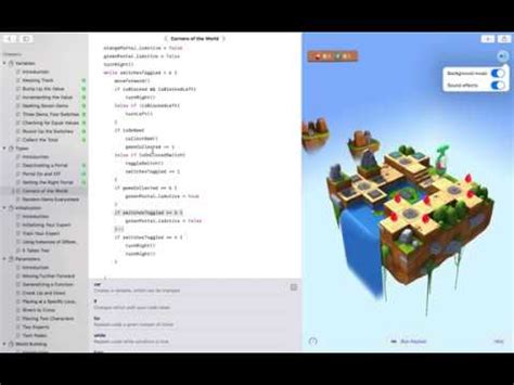 Swift Playgrounds Learn To Code Corners Of The World Solution YouTube