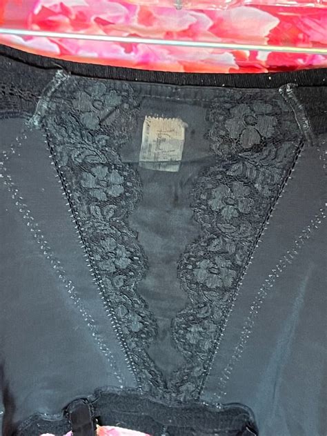 Vtg Girdle Garter Hollywood Vassarette Open Bottom Ru Gem