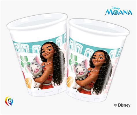 Moana Party Cups Ειδη Παρτυ Βαιανα Hd Png Download Kindpng