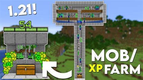 Minecraft EASIEST MOB XP FARM Tutorial 1 21 Improved Version YouTube