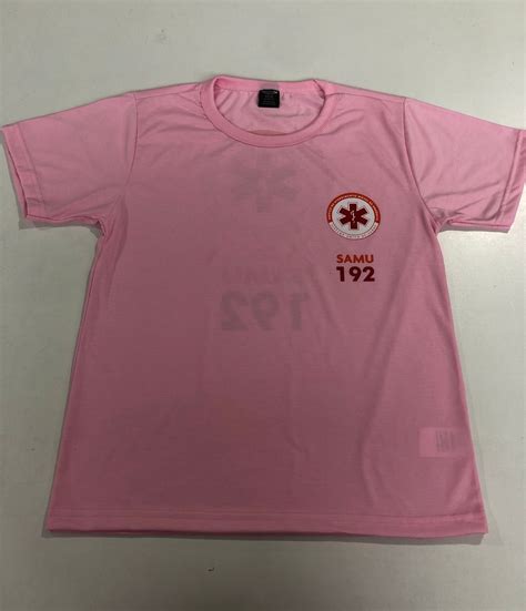 Camiseta Samu Rosa Estampada Backes Uniformes