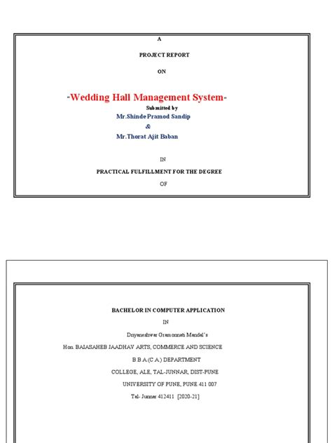 Wedding Management System Update Pdf Pdf