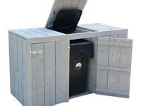 8 ideeën over Vuilbakken kliko s container tuin opberg tuin