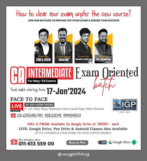 Igp Classes Ca Cs Cma Classes Igpclasses On Threads