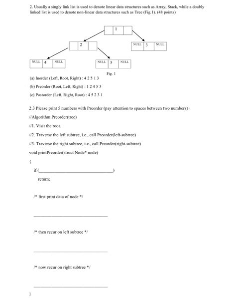 Solved 2 Usually A Singly Link List Is Used To Denote Chegg
