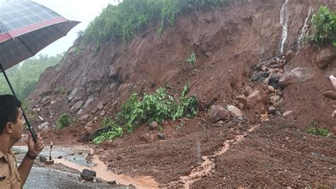 Mumbai Goa Highway Traffic Jam Landslide In Parshuram Ghat