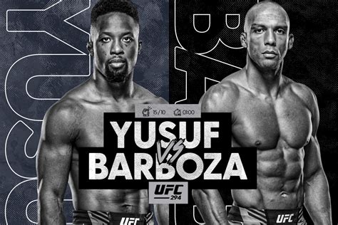 Ufc Fight Night Yusuff V Barboza Predictions