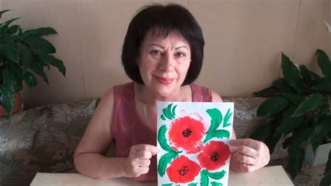 ЧЕРВОНІ МАКИ нетрадиційне малювання Youtube