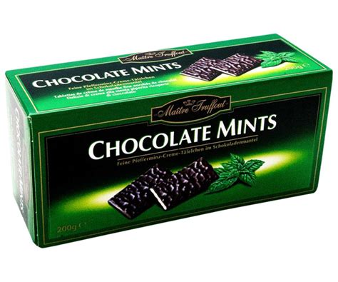 Черный шоколад Maitre Truffout Chocolate Mints 200 г - цена в Украине ...