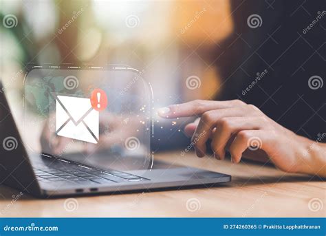 Man Reading Electronic Mail From Tablet Email Marketing And Newsletter