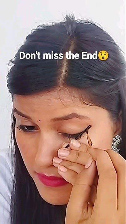 Eyeliner Hack With Bobby Pin 😲 Shorts Hack Eyeliner Shortsfeed