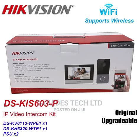 Hikvision Ds Kis603 P Ip Intercom Bundle In Madina Security