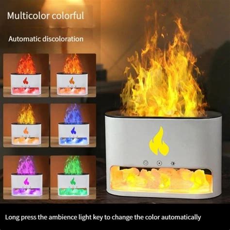 Plastic Cuboidal Flame Aroma Diffuser Multicolor Electric At Piece In Mumbai