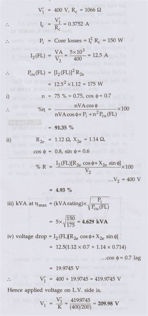 Efficiency Of A Transformer Single Phase Transformer