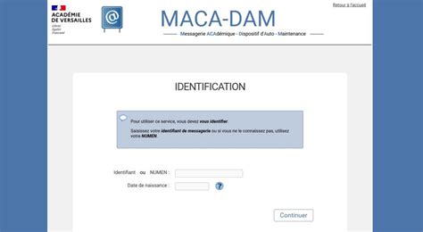 Académie de Versailles se connecter à son compte webmail