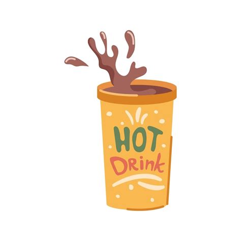 Premium Vector Hot Drink Christmas Beverage Chocolate