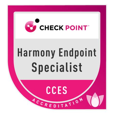 Check Point Certified Harmony Endpoint Specialist Cces Credly