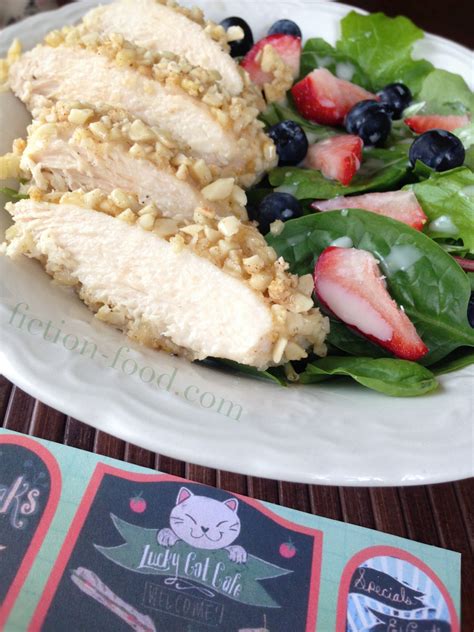 Fiction Food Café Big Hero 6 Week Aunt Cass Almond Chicken W Salad