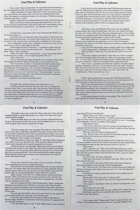 Bepuzzled Foul Play And Cabernet 1000 Piece Mystery Puzzle Booklet