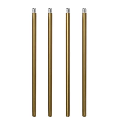 Haligate Brushed Brass M12 Threaded Extension Rod For Pendant Light
