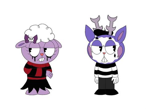 Happy Tree Friends Mime And Lammy