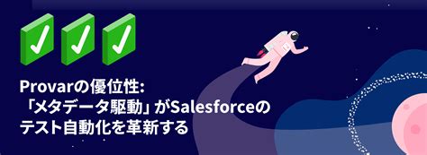 Provarの優位性：「メタデータ駆動」がsalesforceのテスト自動化を革新する Salesforce E2eテスト自動化ツール Provar ｜adoc インターナショナル