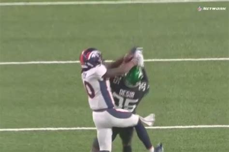 Video Jerry Jeudy Pulls A Randy Moss On His First Career Touchdown