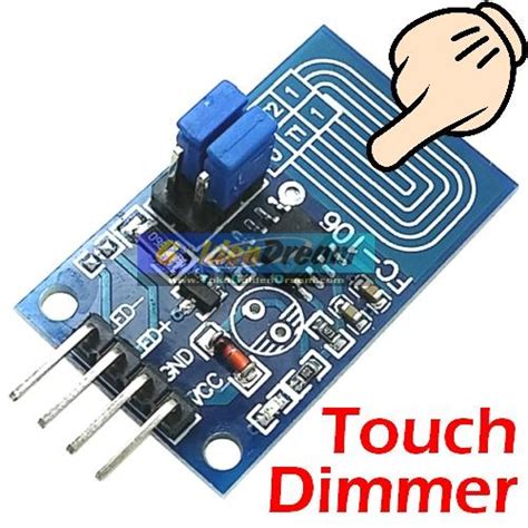 Jual Touch Dimmer Capacitive Led Stepless Dimming Pwm Control Saklar