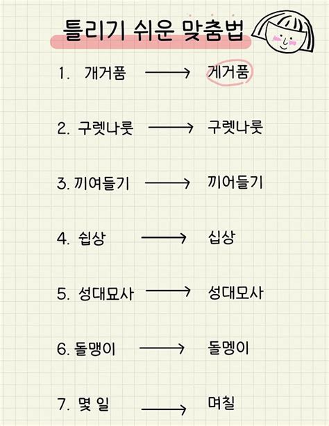 틀리기 쉬운 맞춤법 Youtube