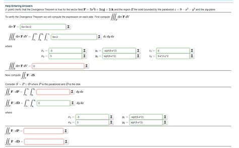 Solved To Verify The Divergence Theorem We Will Compute The Chegg