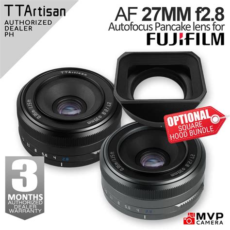 Official Ph Ttartisan 27mm F28 Xf Af Autofocus Pancake Lens Fujifilm