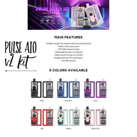 Jual Pulse Aio V2 Kit Di Seller Vaporit Surabaya Official Store