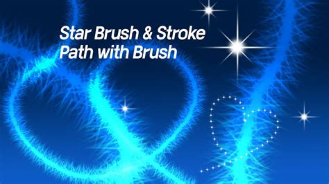 포토샵 별 브러시 등록과 스트로크 패스star Brushand Stroke Path With Brush Youtube