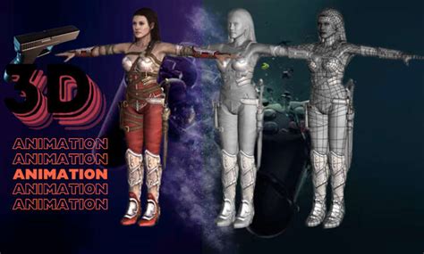 3d Game Character Animation 3d Model Rigging Unreal Game Animation Fbx File By Namelessart12