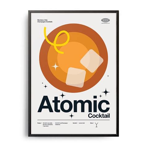 Atomic Cocktail Etsy