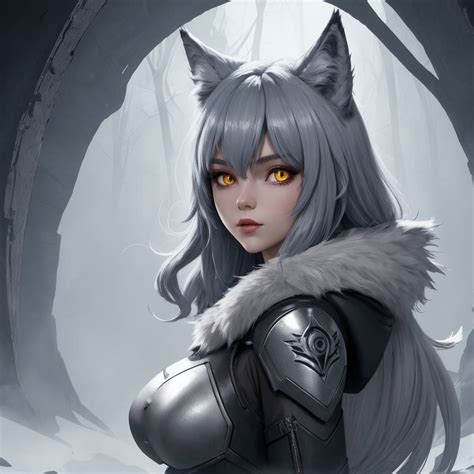 Wolfgirl By Ladineko On Deviantart