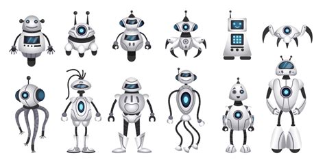 귀여운 로봇 캐릭터 로봇 안드로이드 미래 스티커 무인 Png 일러스트 및 벡터 에 대한 무료 다운로드 Pngtree