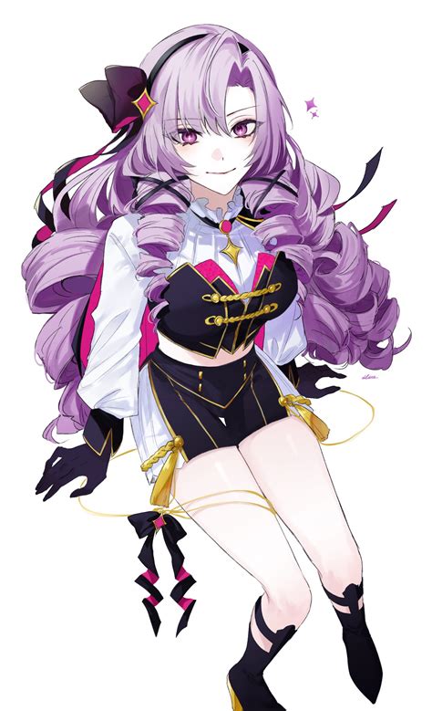 Alase 00 Hyakumantenbara Salome Nijisanji Highres 1girl Black