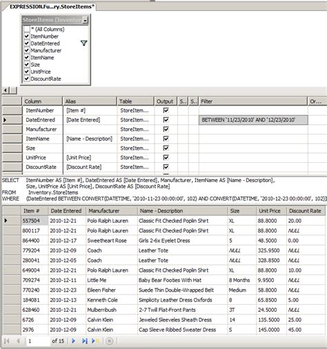 Microsoft Sql Server Lesson 22 Topics On Conjunctions And Disjunctions