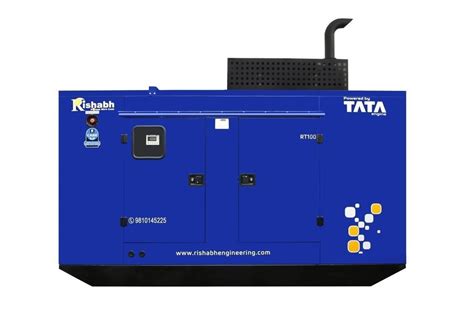Silent Diesel Generator 100 Kva Model Namenumber Rt100 1500 At