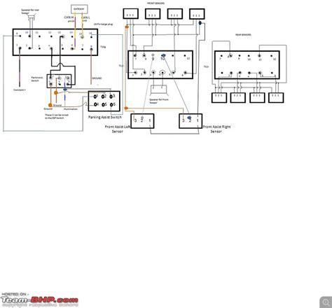 Diagram Front Parking Sensor Wiring Diagram Mydiagramonline