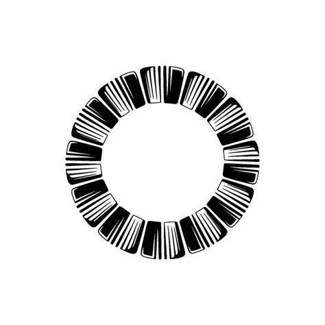 Abstract Keyboard Circle Minimalist 67629219 Vector Art At Vecteezy