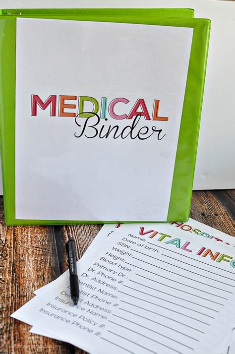 25 Best Personal Medical Record Organizer Ideas Medical Binder