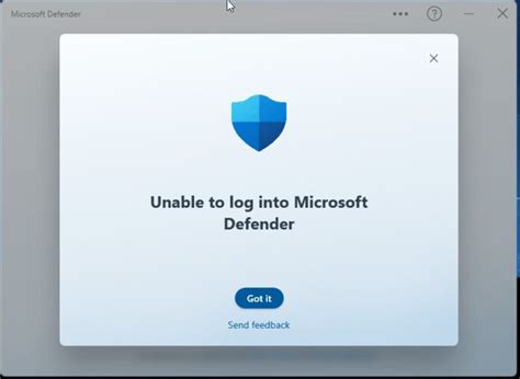 Microsoft Defender Crashes On Windows 11 With Login Error Peer