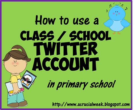 A Crucial Week How To Use A Classschool Twitter Account In Primary School