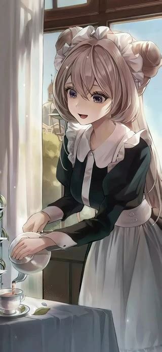 下午茶女仆少女 动漫手机动态壁纸 动漫手机壁纸下载 元气壁纸