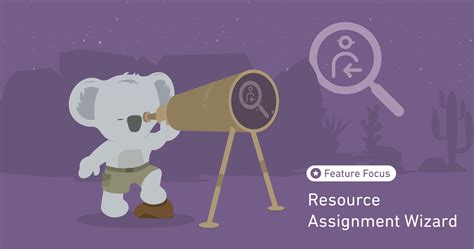 Kosmos Feature Focus Resource Assignment Wizard Mission Control