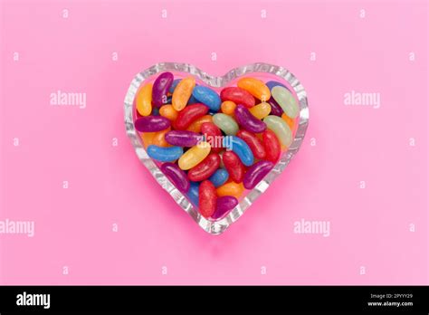 A Top View Colorful Candies Marmalades Sweets Inside Glass Plate On The