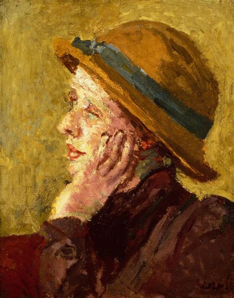 Portrait Of A Lady By Walter Richard Sickert Fine Art Print