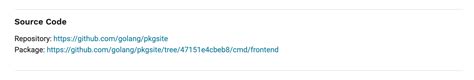 x pkgsite trim from source links · issue 40943 · golang go
